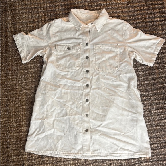 Universal Thread | Dresses | Universal Thread Cream Buttonup Shirt ...